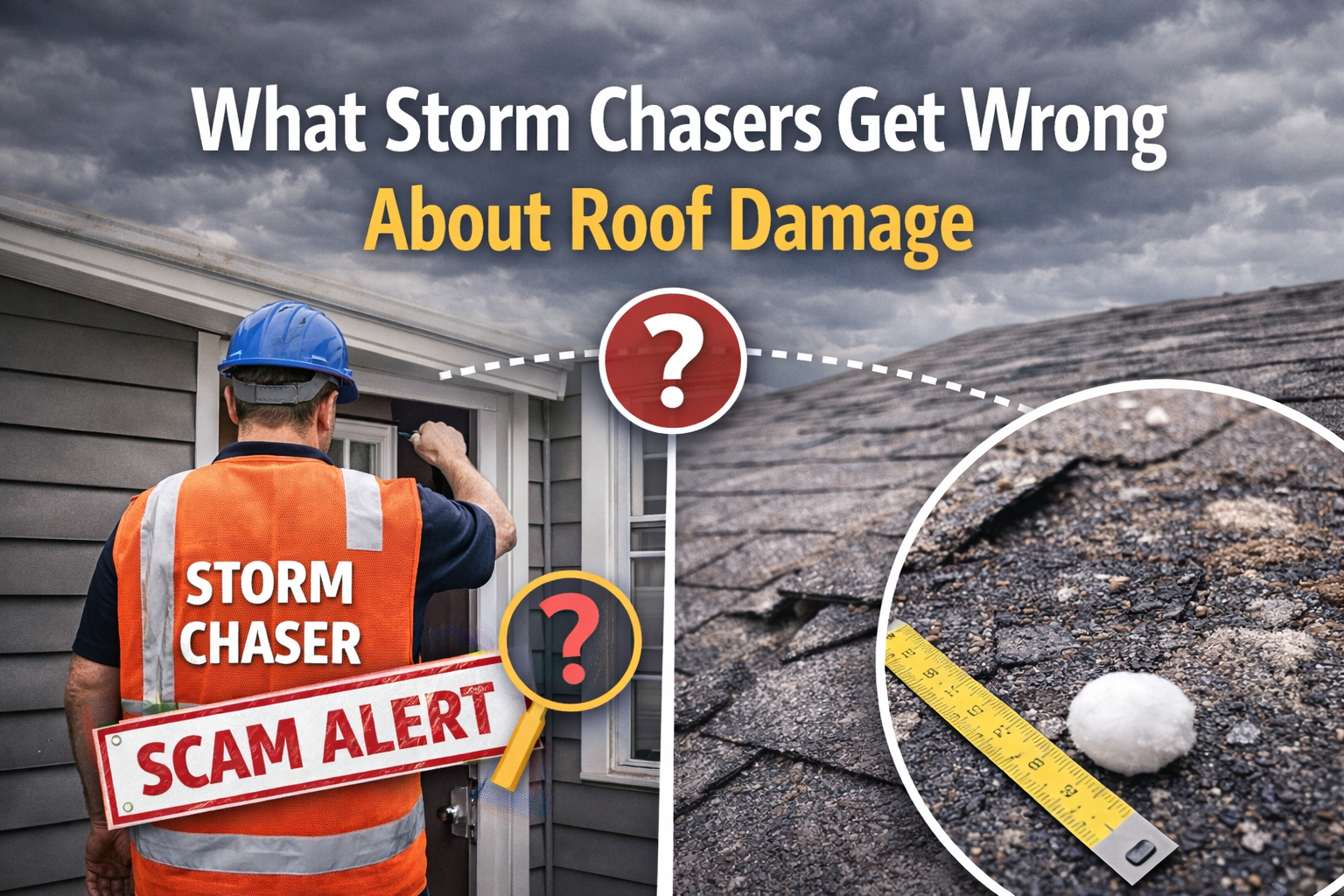 What Storm Chasers Get Wrong About Roof Damage - Family First Exteriors